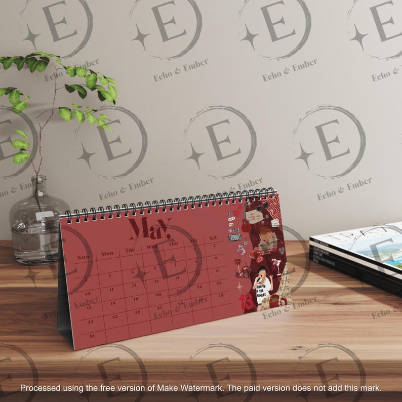 2026 Eras Desktop Calendar: "the Year in Eras" Fan Gift - Etsy