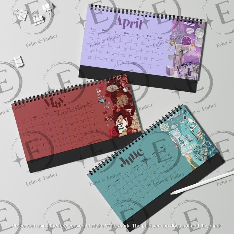 2026 Eras Desktop Calendar: "the Year in Eras" Fan Gift - Etsy