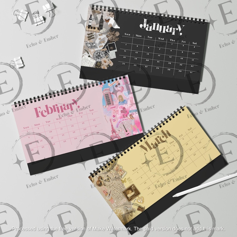 2026 Eras Desktop Calendar: "the Year in Eras" Fan Gift - Etsy
