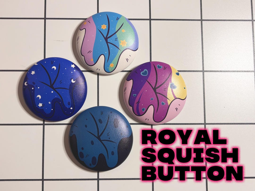 2.2in MLP Royal Squish PU Leather Pin Back Buttons - Etsy
