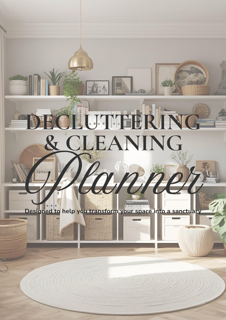 Decluttering & Cleaning Planner | Printable Home Organization Guide ...