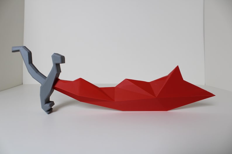 Dragon Scimitar Display Replica - OSRS Old School Runescape Sword - Etsy