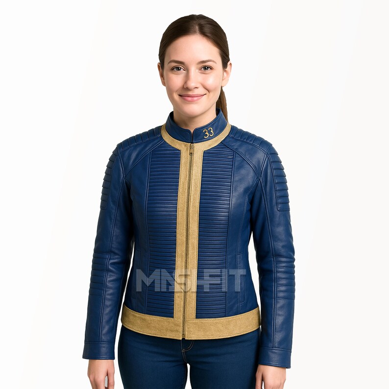 Fallout 76 Leather Jacket: Vault 33 Cosplay Costume - Etsy