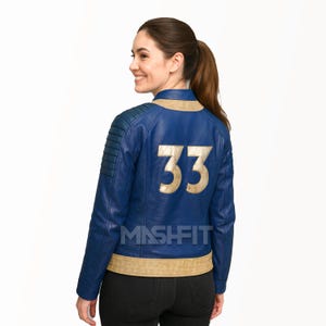 Fallout 76 Leather Jacket: Vault 33 Cosplay Costume - Etsy
