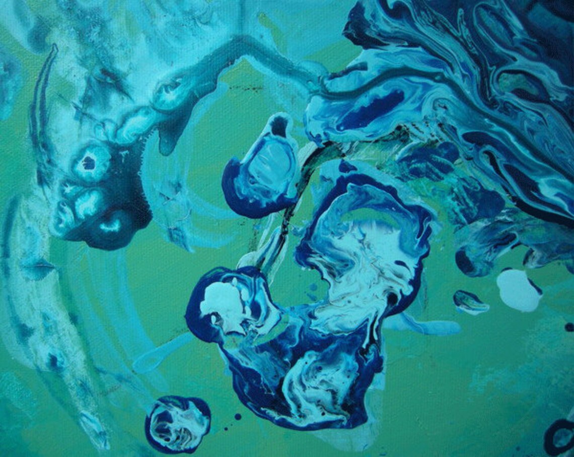 Cityscape Painting Huge Original DEEP Artist Canvas Textured - Etsy