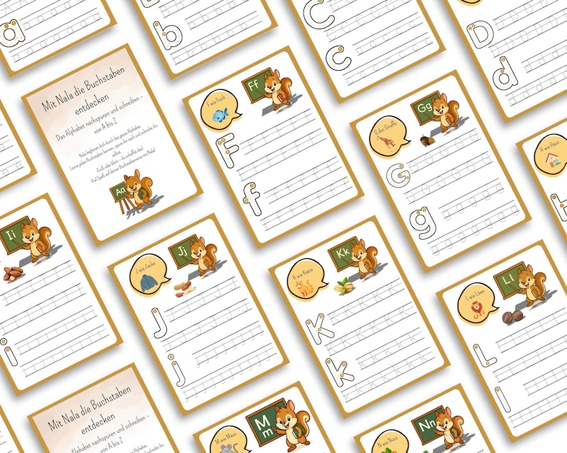 Learn the Alphabet A-Z Worksheets | Trace and Write Letters | ABC PDF ...