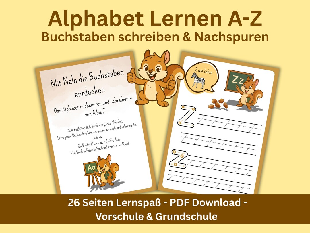 Learn the Alphabet A-Z Worksheets | Trace and Write Letters | ABC PDF ...