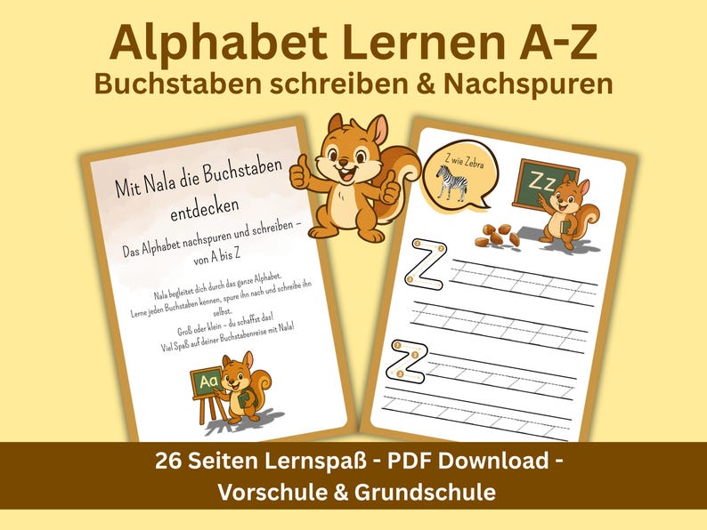 Learn the Alphabet A-Z Worksheets | Trace and Write Letters | ABC PDF ...