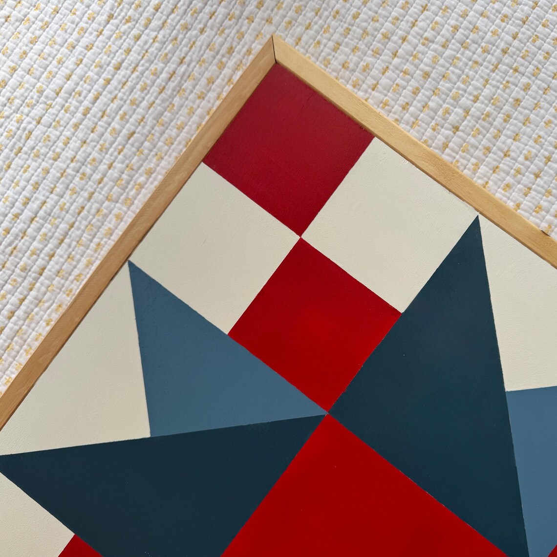 24x24 Hand Painted Quilt Square Mural - Etsy
