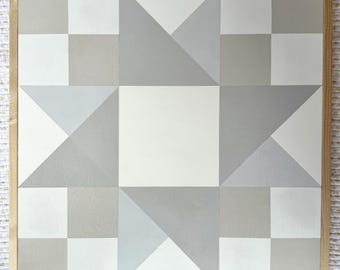 24x24 Hand Painted Quilt Square Mural - Etsy