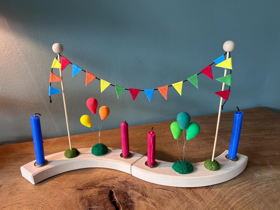Pennant Chain, Colorful Pennant Chain for Birthday Ring, Birthday Plug ...