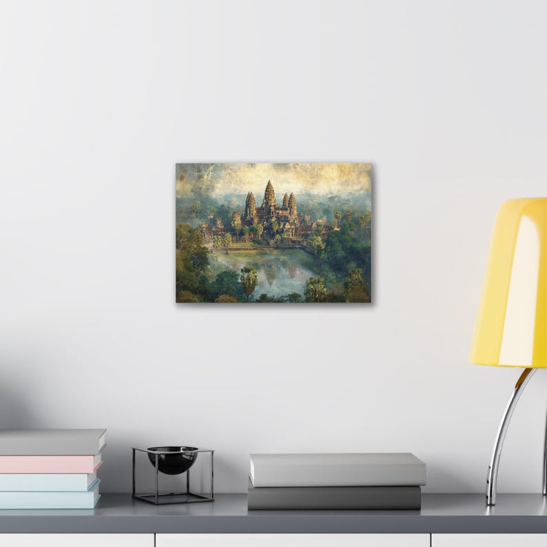 Angkor Wat Canvas Print: Serene Nature Wall Art - Etsy