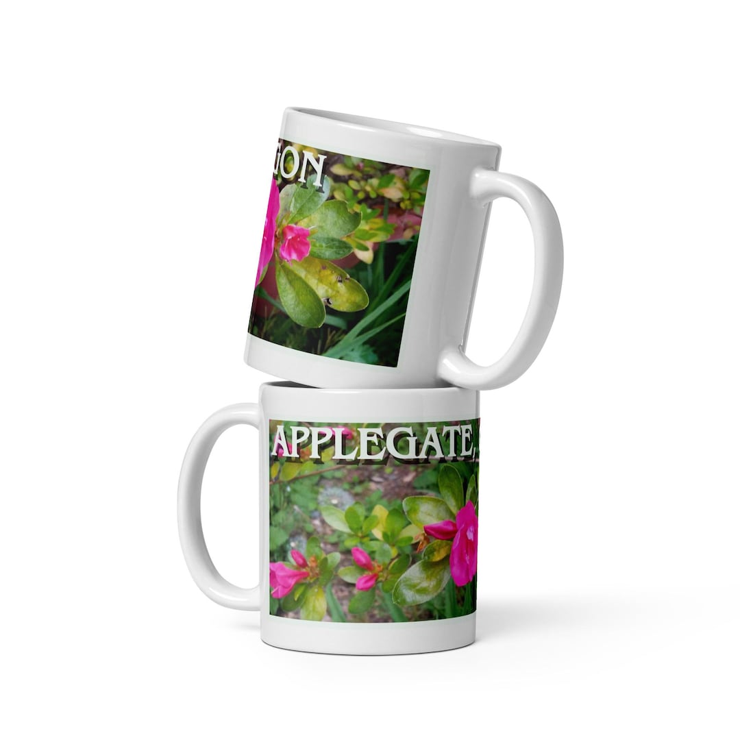 Applegate Oregon Customed Glossy Mug - Etsy
