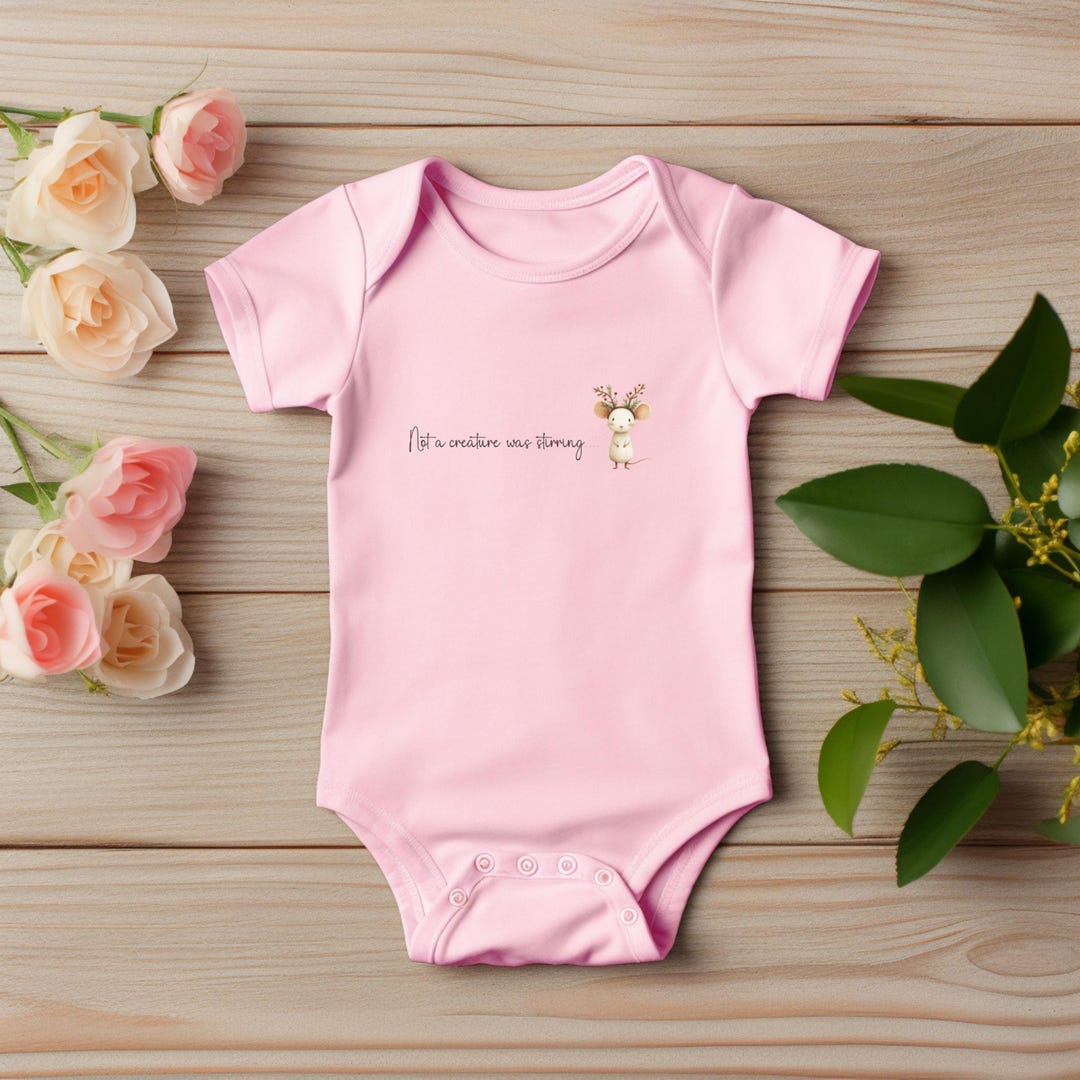 Not a Creature Was Stirring Girl Mouse - Toddler and Baby Bodysuit - Etsy