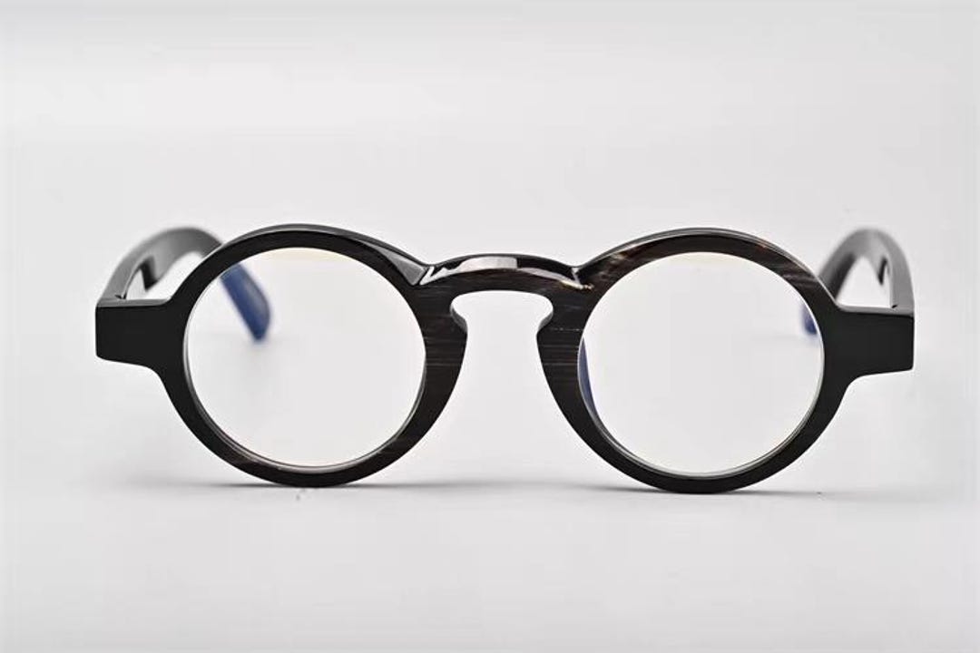 Polished Natural Buffalo Horn Eyeglass Frames Rigards RG0060 43 26 143 ...