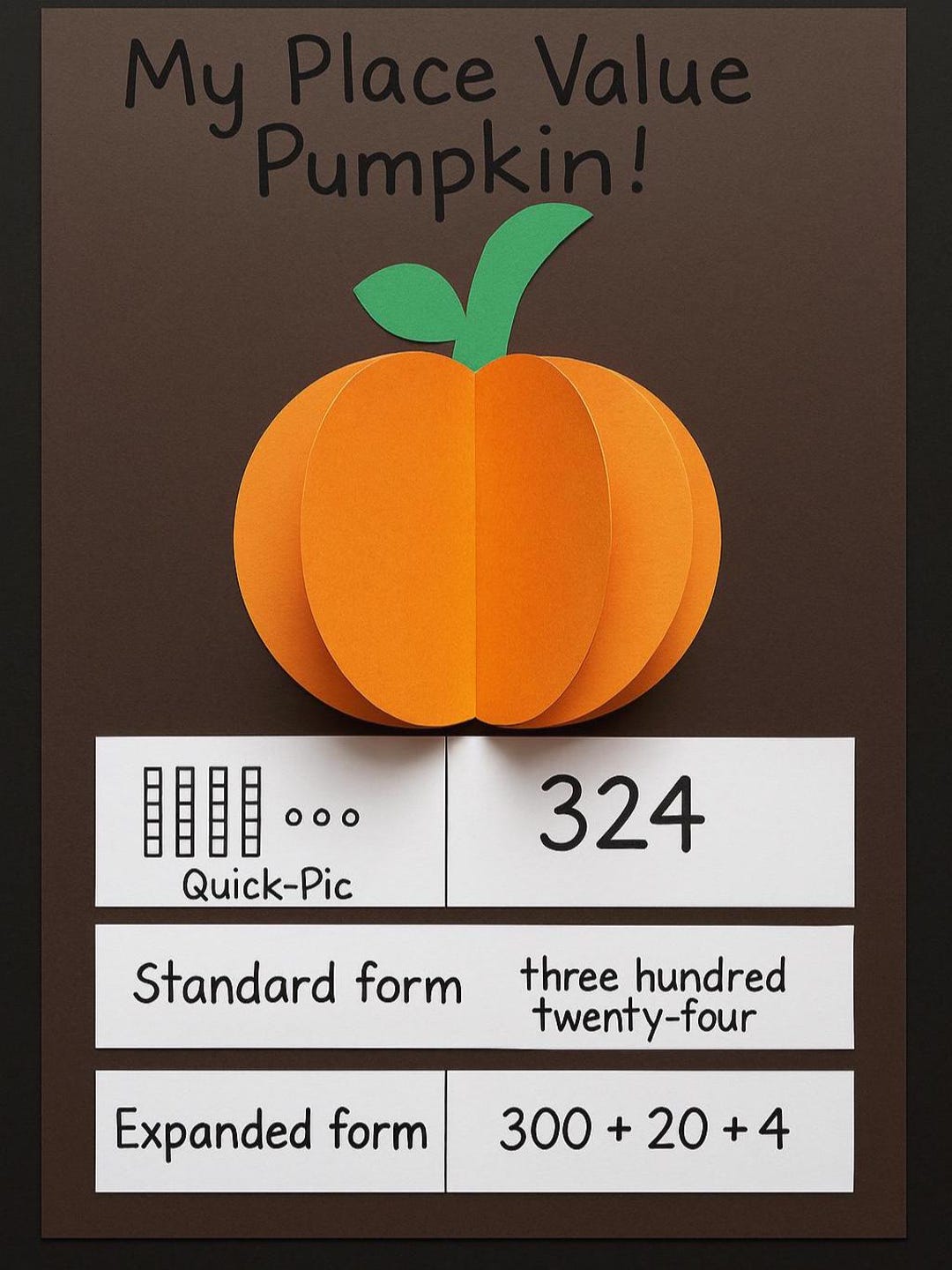 Pumpkin Patch Place Value - Etsy