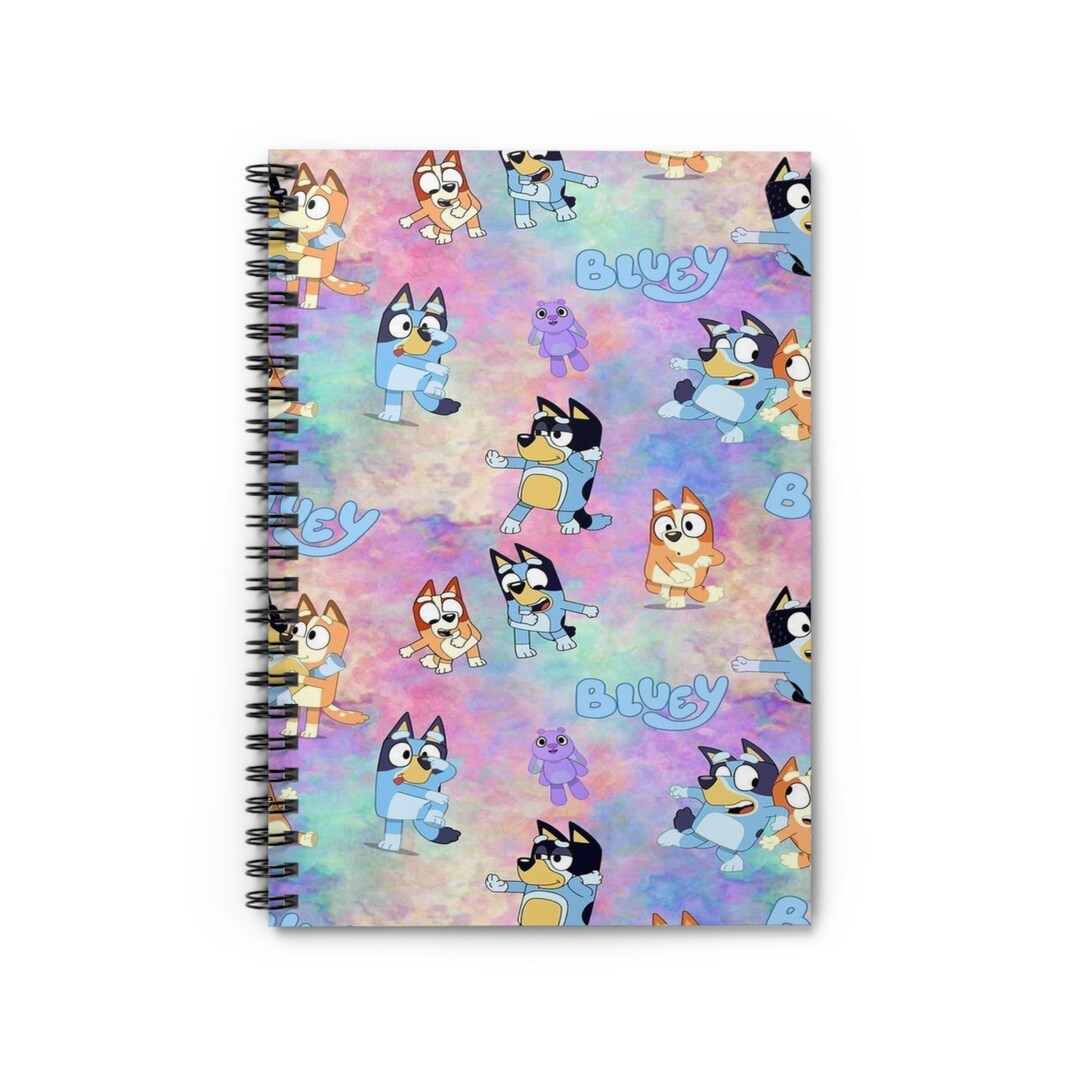 Bluey Inspired Spiral Notebook - Cute Kids Journal for School - 6x8 ...