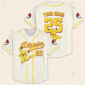 Pikachu Football Jersey - Etsy