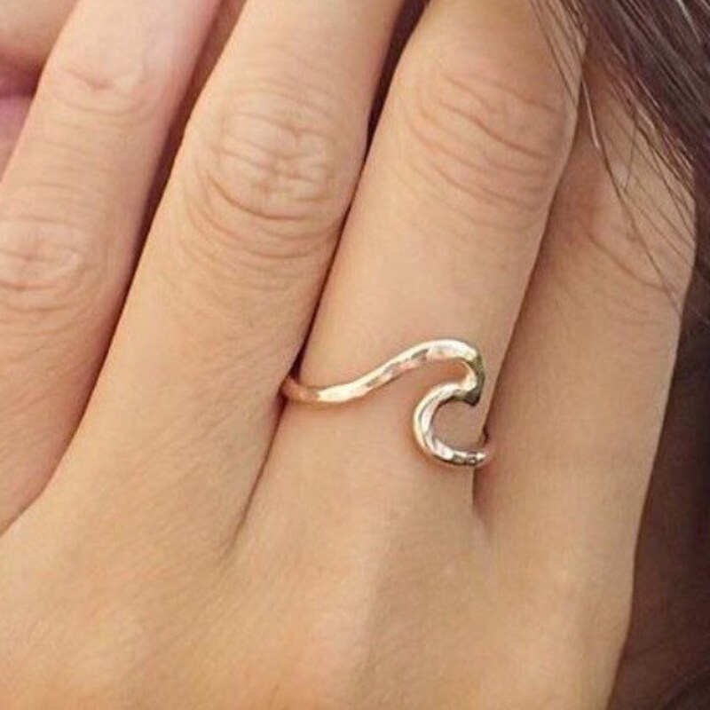Wave Ring - Etsy
