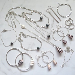 Hawaiian Hebrew Cone Shell Necklace, Long Sterling Silver Chain ...