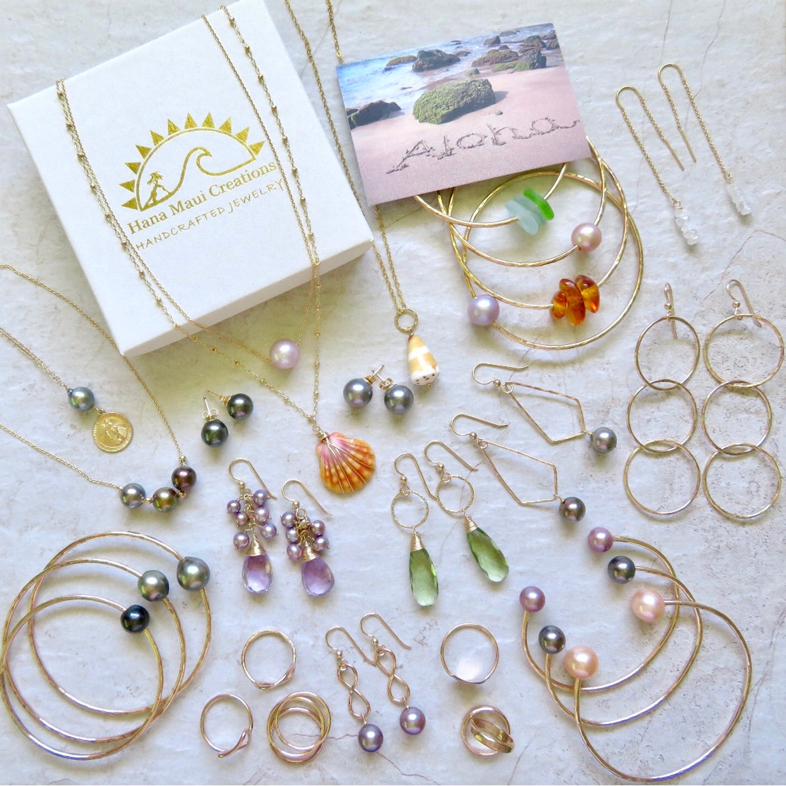 Seashell Choker Necklace Small Hawaiian Purple Cone Shell | Etsy