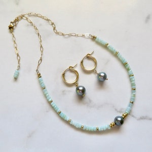 Tahitian Pearl Necklace, Genuine Pearls, Handmade Maui Hawaii Beach ...