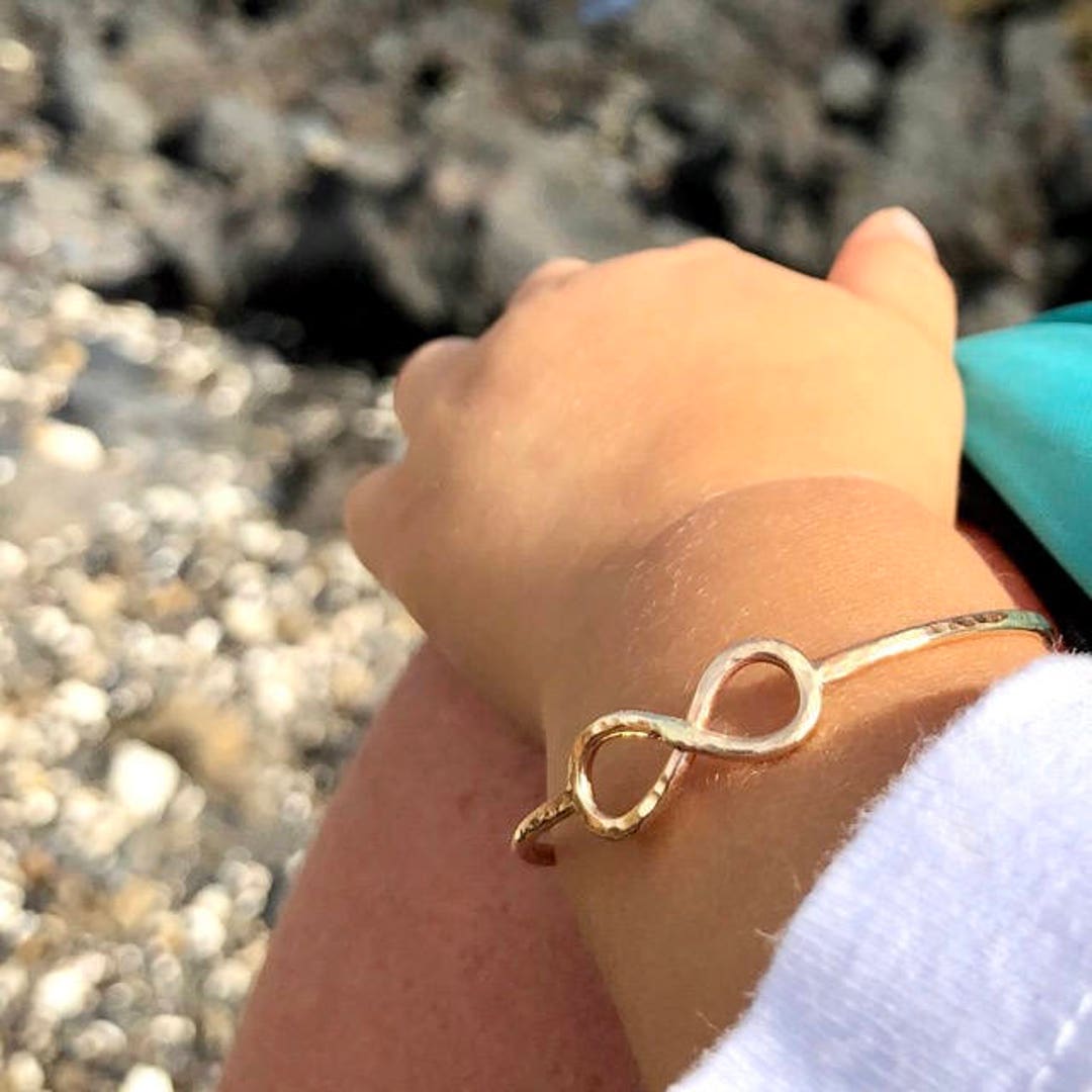 Gold Infinity Bangle, Baby Bracelet, Little Girls Jewelry, Baby Shower ...