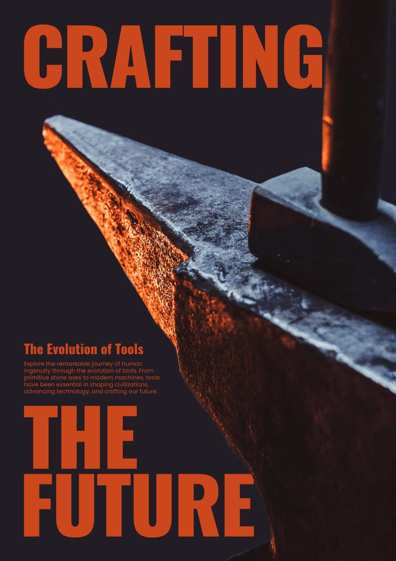Crafting the Future Poster Template | Industrial & Creative Design ...