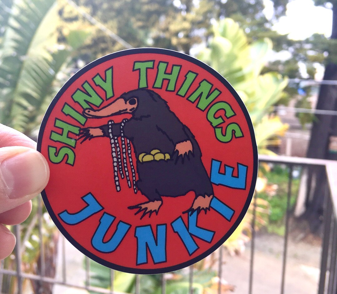 Niffler Sticker, Shiny Things Junkie, Harry Potter ™ Stickers, Niffler ...