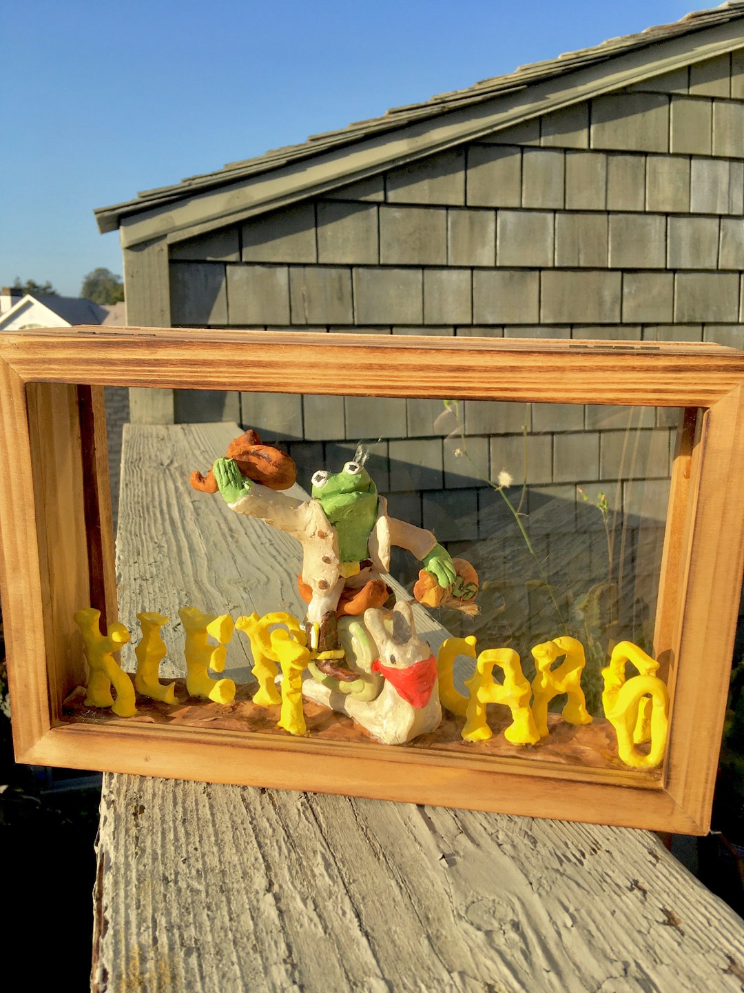 Outlaw Frog, Western Snail Diorama, Decoration, 3d Scenery, Kleptcargo ...