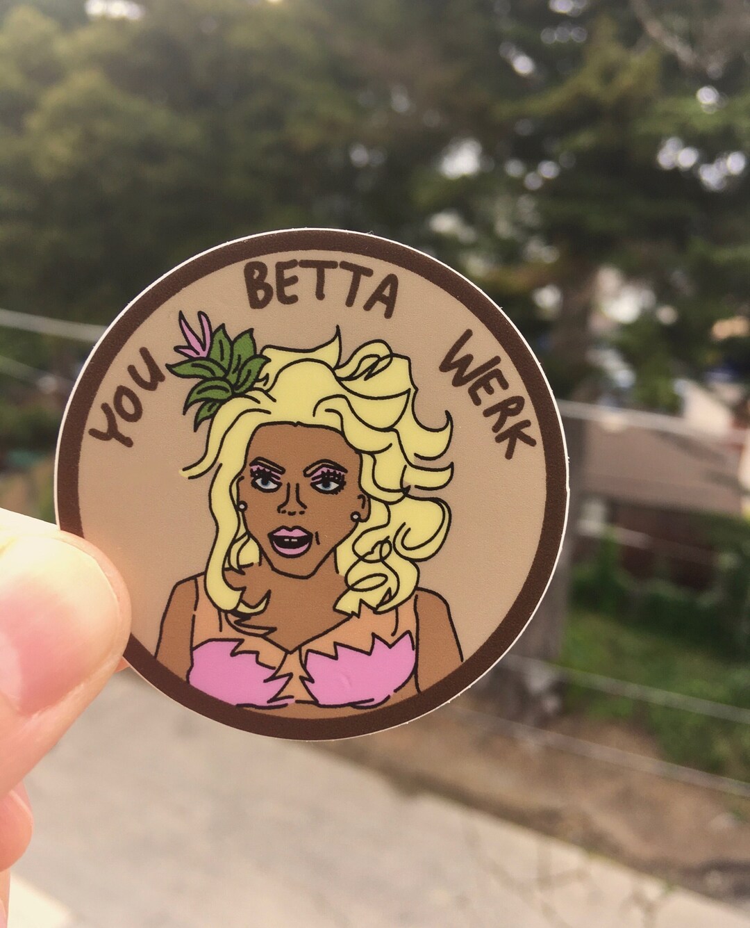 Rupaul Sticker All-stars Drag Race Death Drop You Better - Etsy