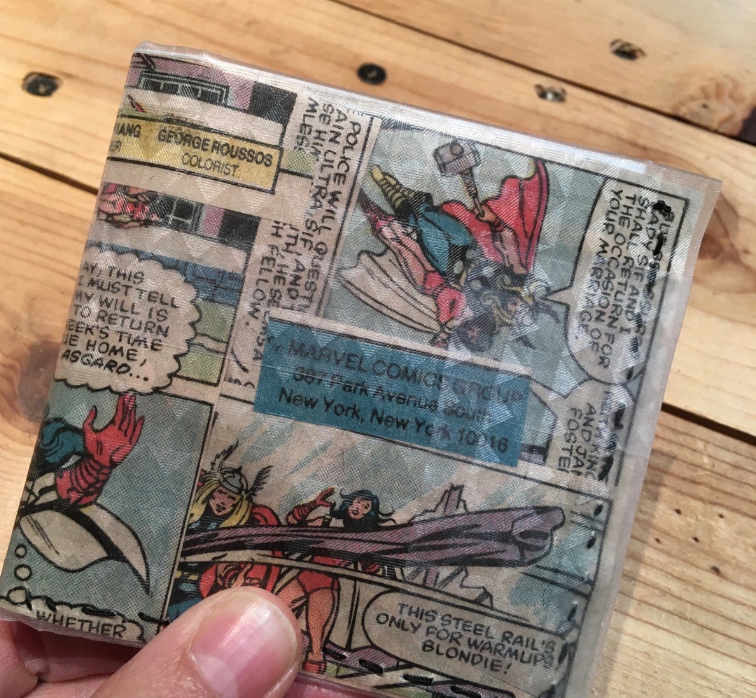 Recycled Comic Book Wallet, Handmade, Comicbook, Wallet, Comics ...