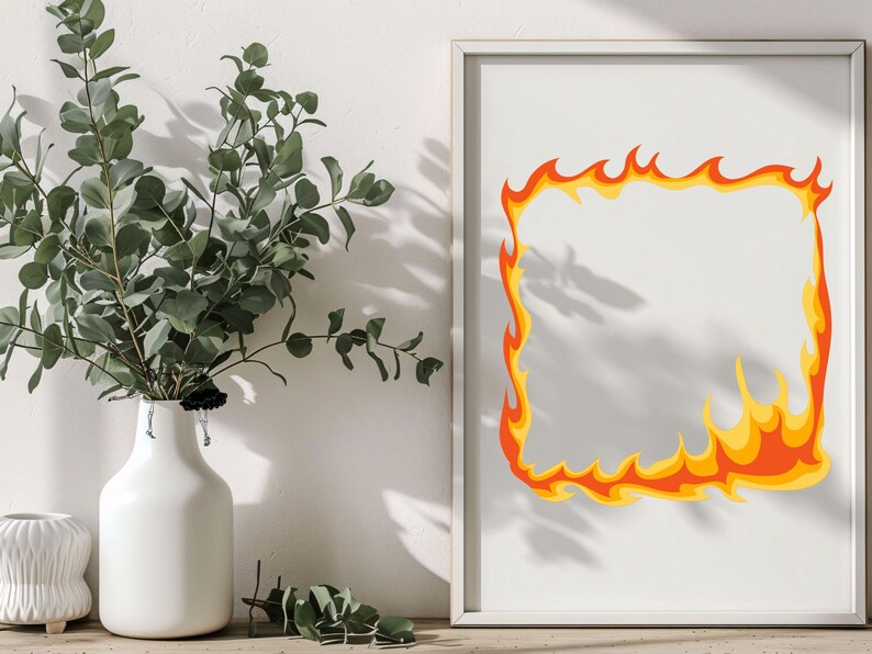 Fire Flames SVG Bundle: Cricut & Silhouette Designs (digital File) - Etsy