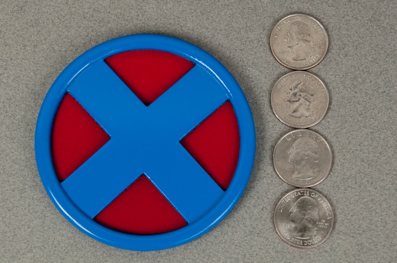 X-medalion Xmen Cosplay Badge Emblem Logo (LARGE) Wolverine - Etsy