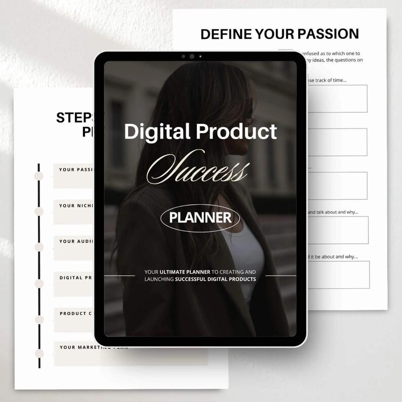 Digital Product Business Starter Kit: Canva Guide, Planner, & Templates ...