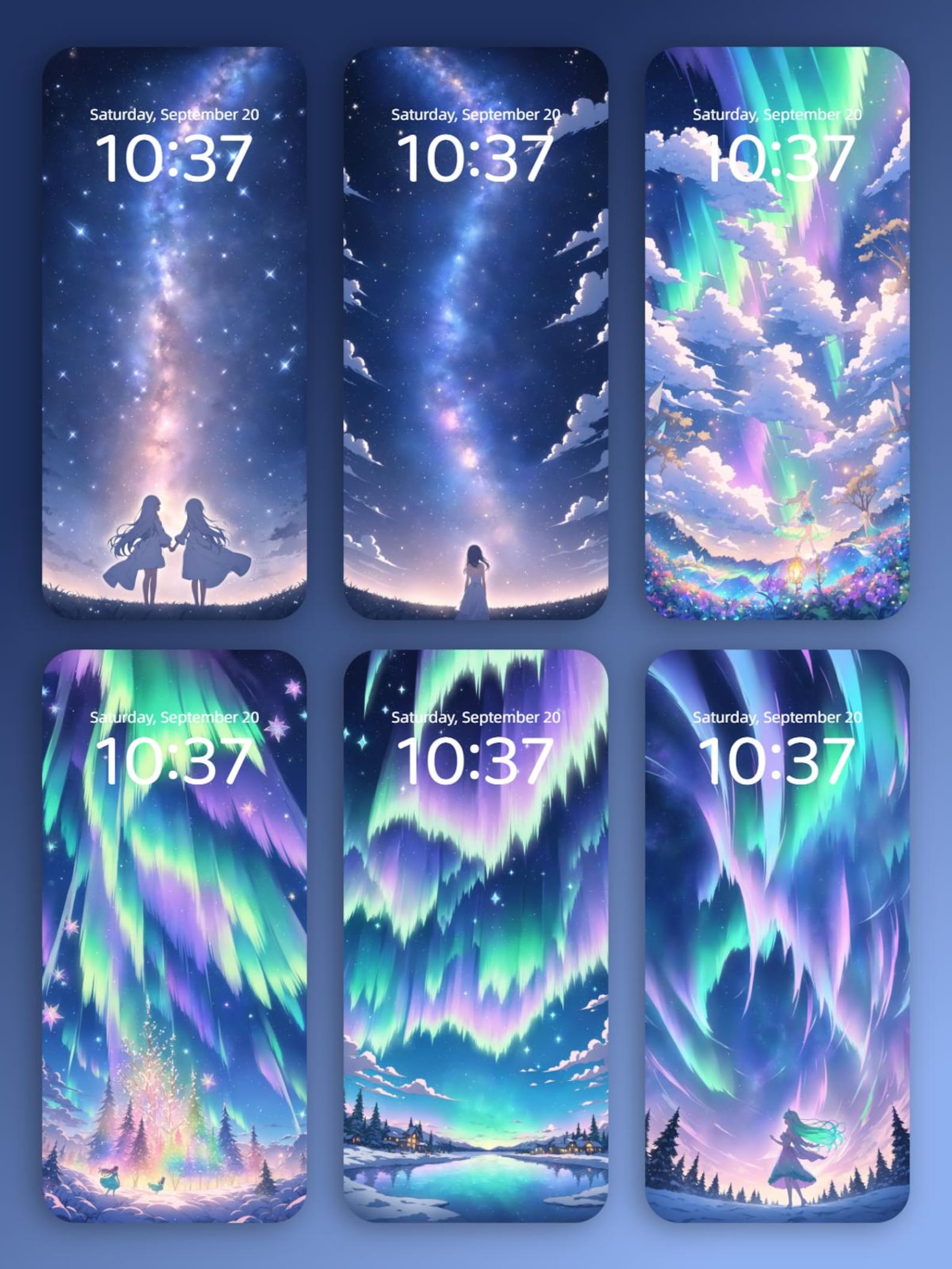 Anime Dreamscapes Smartphone Wallpapers | 35 Fantasy Art Backgrounds ...