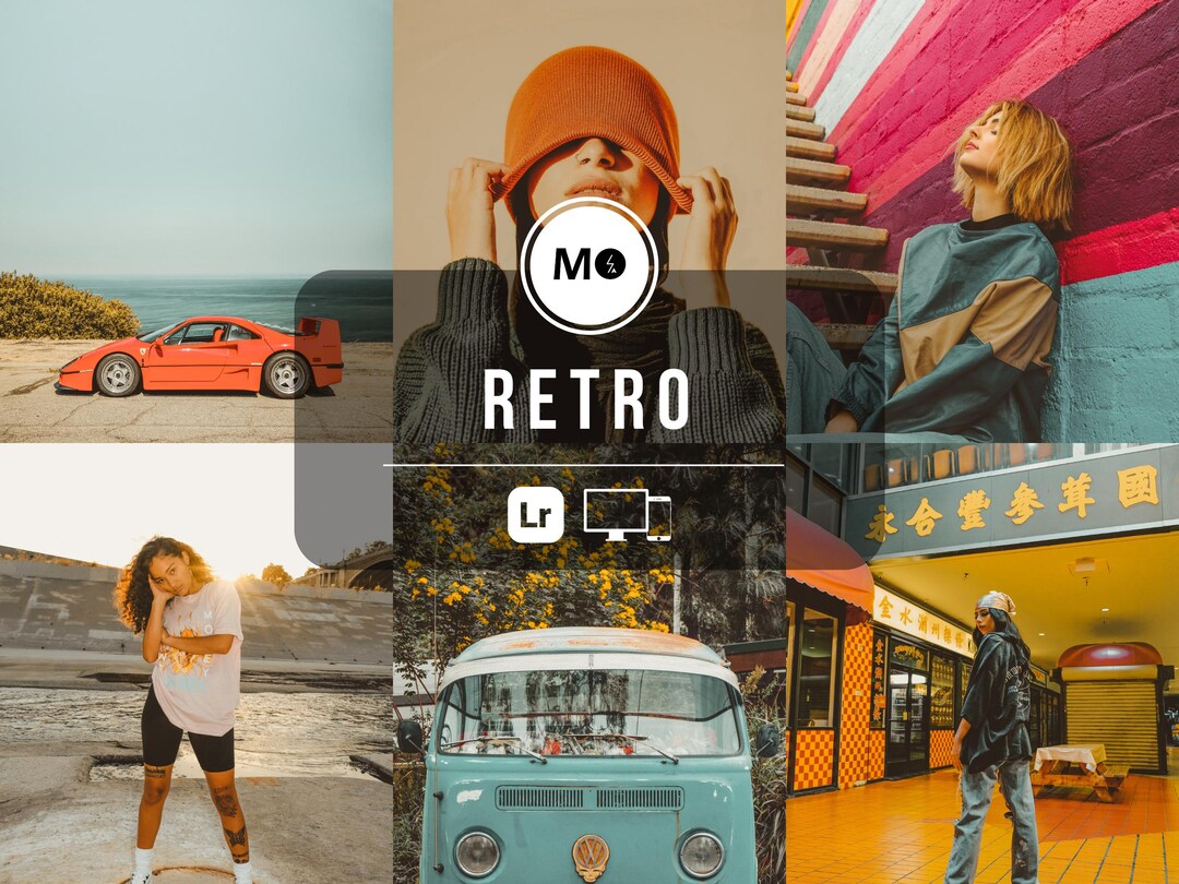10 Retro Lightroom Presets | Vintage Film Tones for Classic & Nostalgic ...