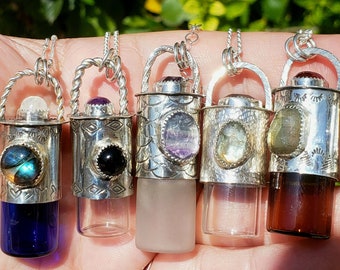 Vial necklace | Etsy
