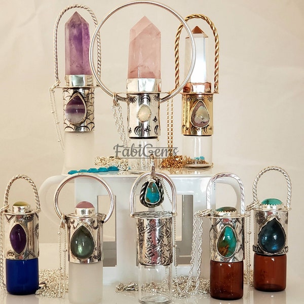 Mini Bottle Necklace - Etsy