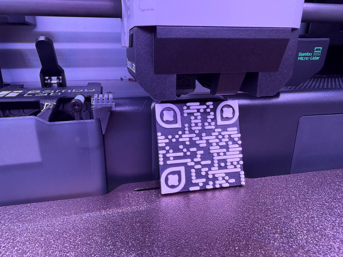 40mm Custom Waffle (3D Printed QR Code) - Etsy