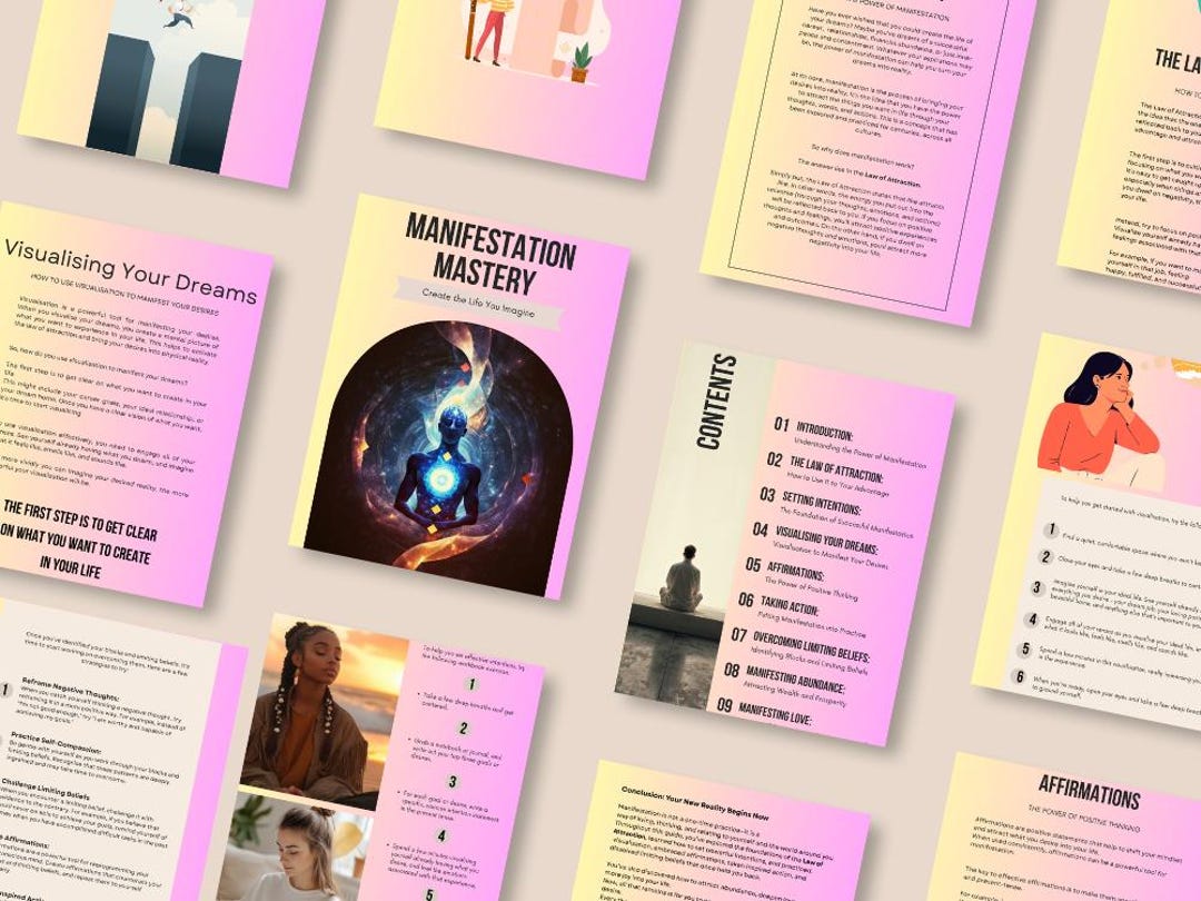 MANIFESTATION MASTERY: Create the Life You Imagine - Etsy