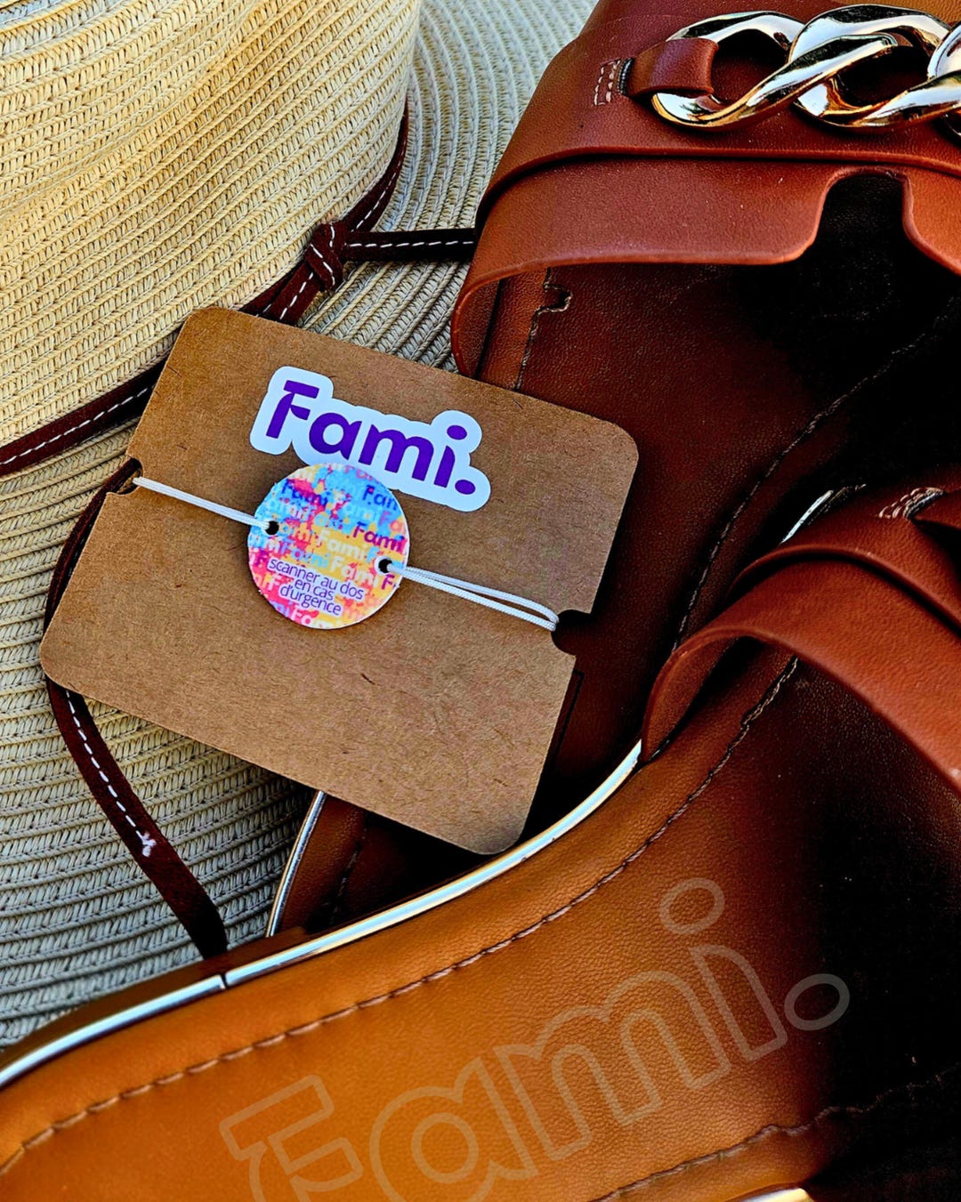 FAMI QR Code Bracelet for Kids - Adjustable Emergency Safety Wristband ...