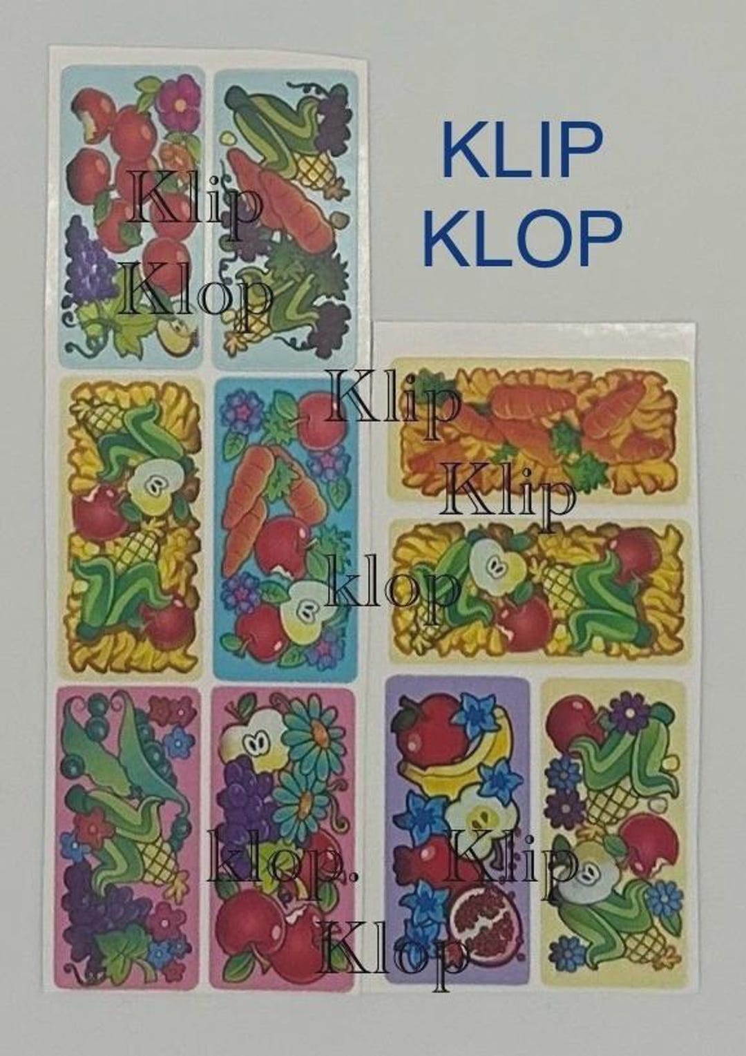 Vintage Little People Reproduction Decals for Klip Klop Trough Cut - Etsy