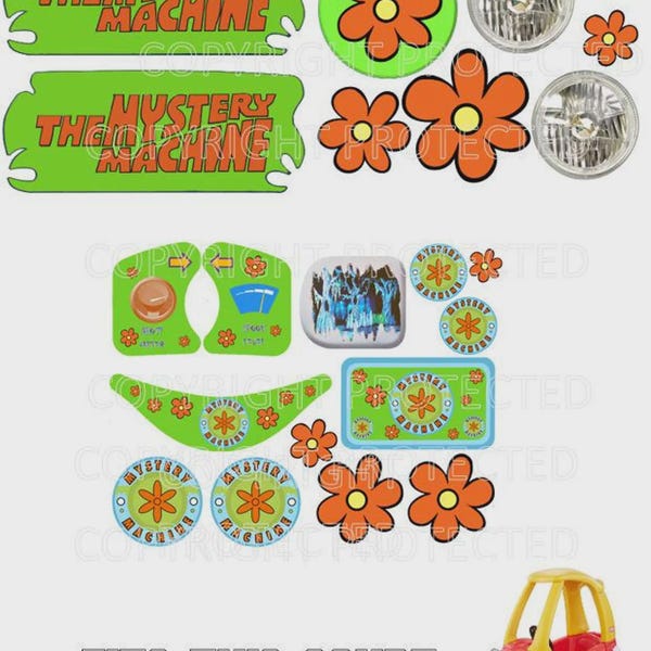 Mystery Machine Flowers - Etsy