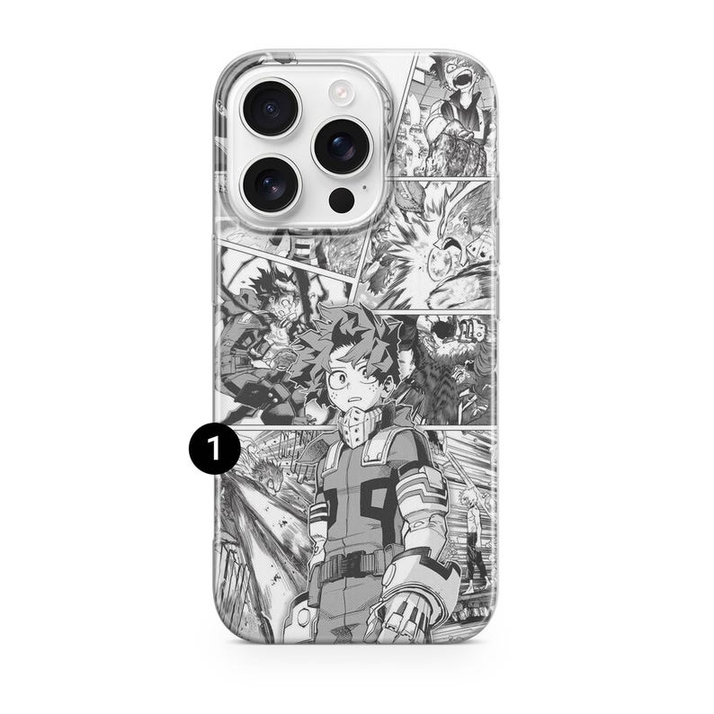 Izuku Midoriya Deku Phone Case | My Hero Academia Anime Cover for ...