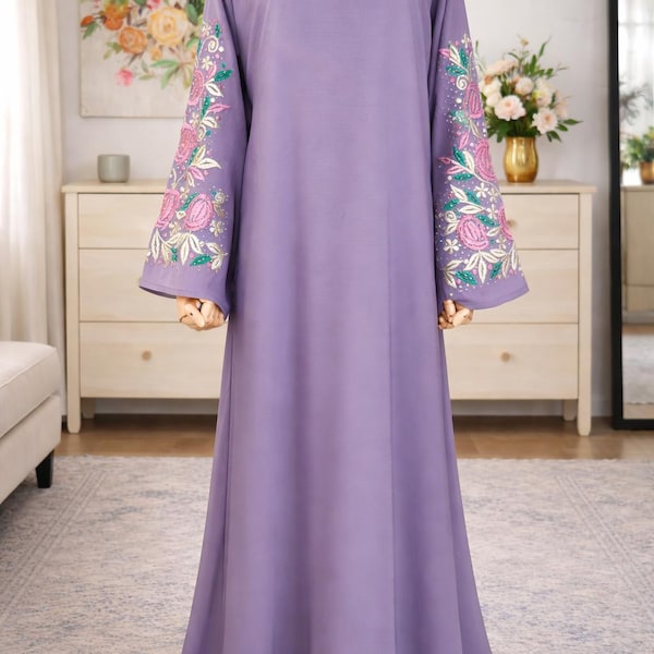 Purple Abaya - Etsy