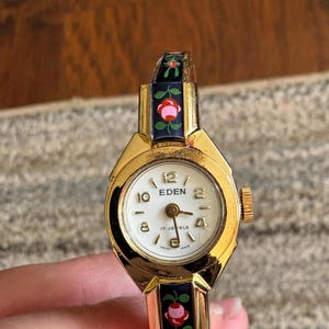 Vintage Eden Enamel 17 Jewels Manual Wind Watch. Swiss Made - Etsy