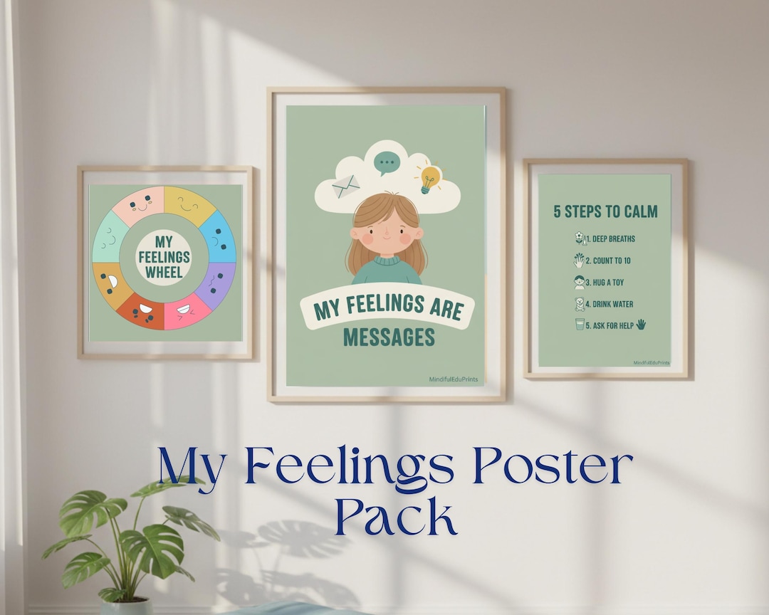 Calm Corner Printable Posters – Kids Emotion Regulation (PDF) - Etsy