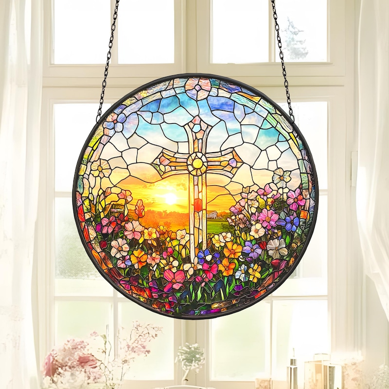 God Says I Am Suncatcher - Etsy