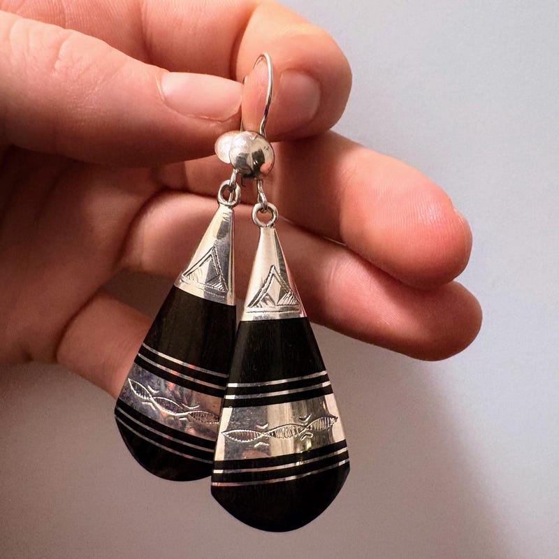 Ebony Tuareg Earrings - Etsy